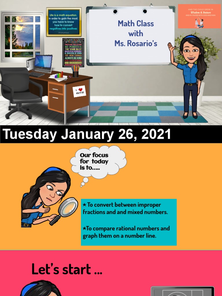 Converting, Comparing and Graphing Rational Numbers | PDF