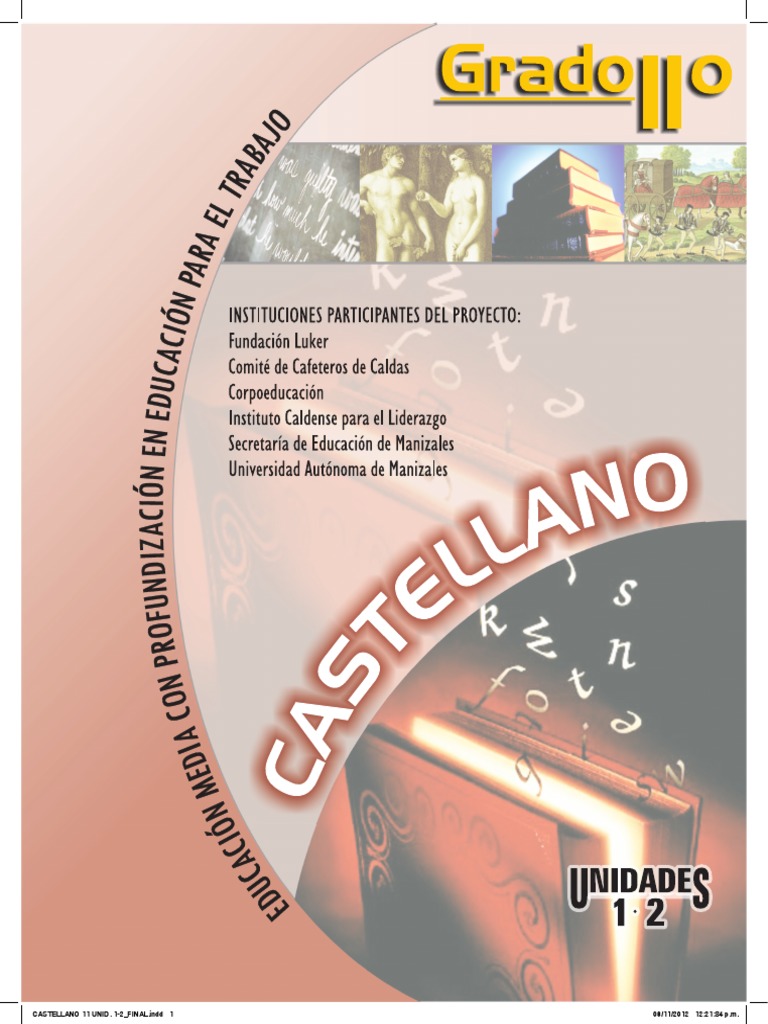Módulo de Castellano Grado 11 | PDF | Oración (Lingüística) | Predicado ...