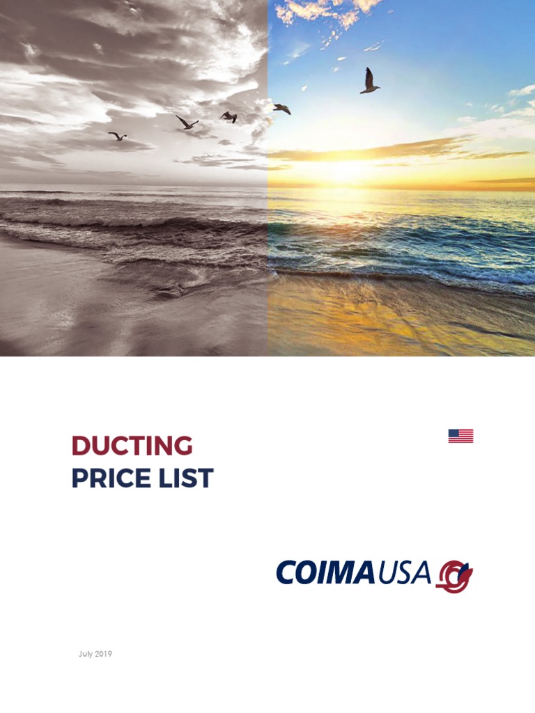 Coima Usa Duct Catalog | PDF | Duct (Flow) | Screw
