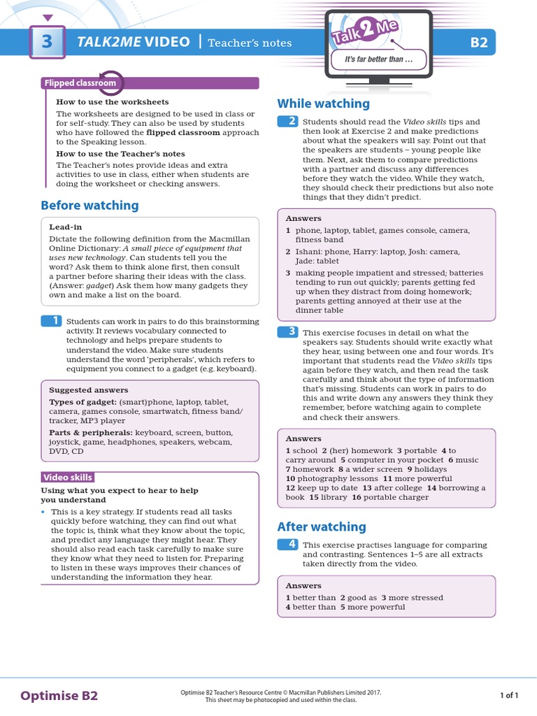 Talk2Me Video - : While Watching | PDF | Smartwatch | Communication