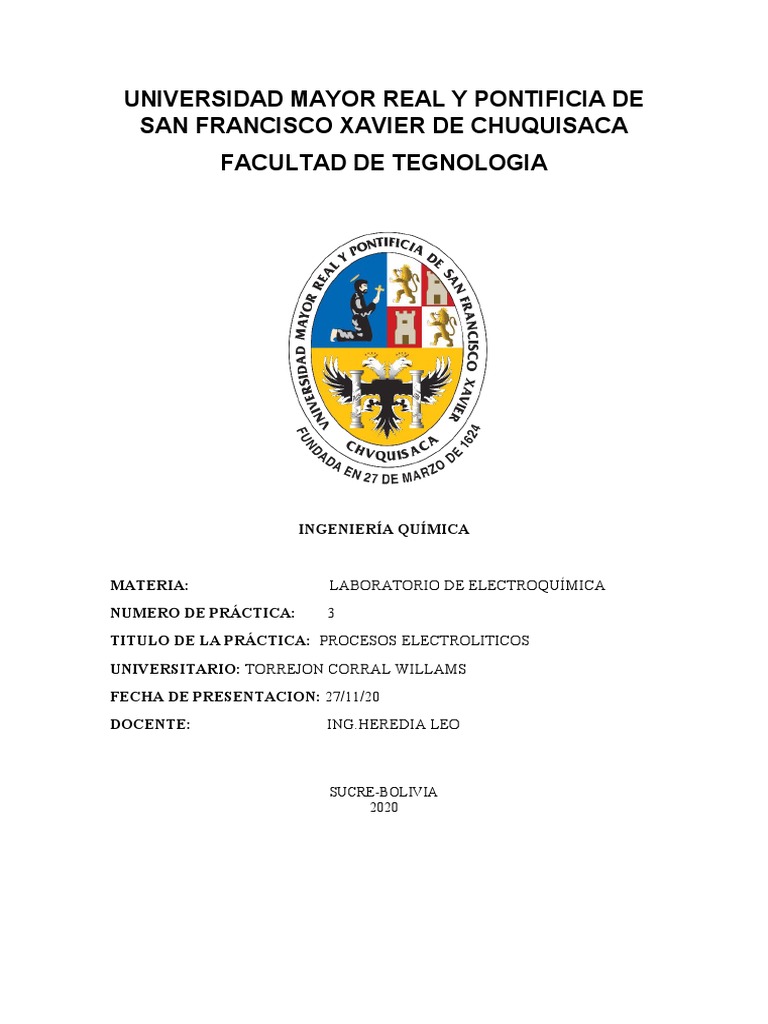 Práctica Nro3 Electroquimica | PDF | Redox | Electrodo