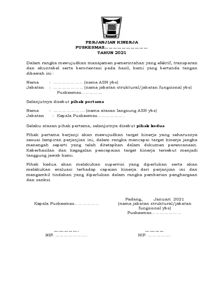 Contoh Form PK IKI Puskesmas | PDF