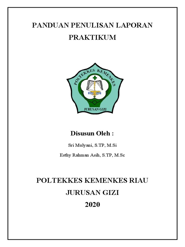 Panduan Penulisan Laporan Praktikum | PDF