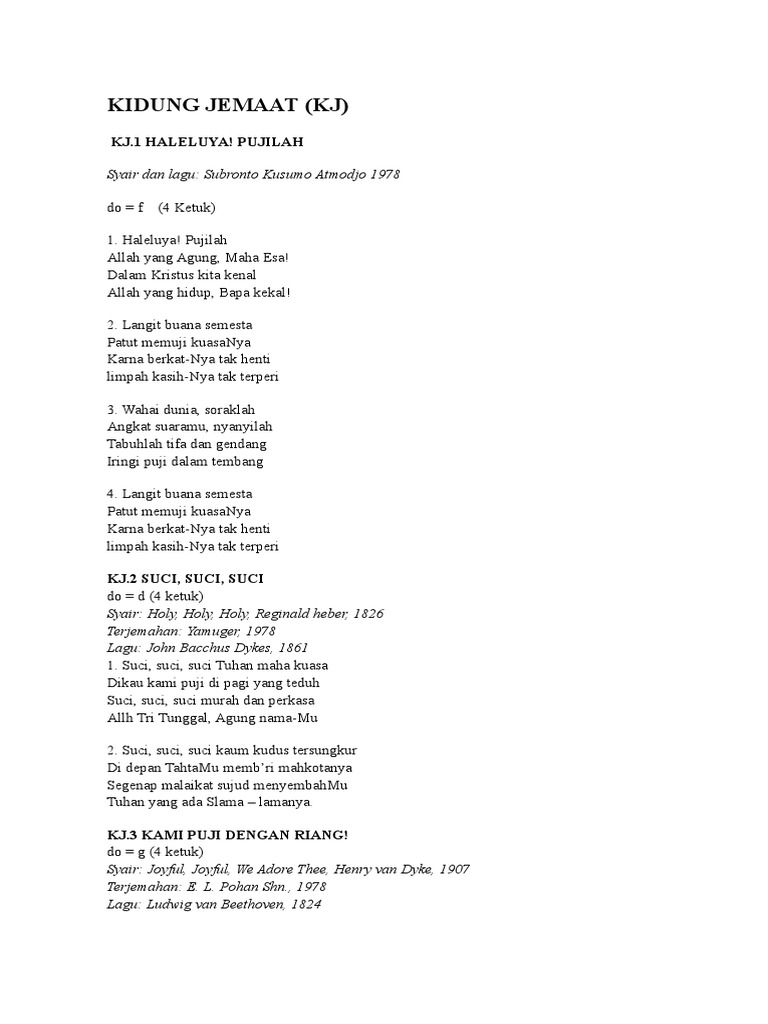 KIDUNG | PDF | Agama & Spiritualitas
