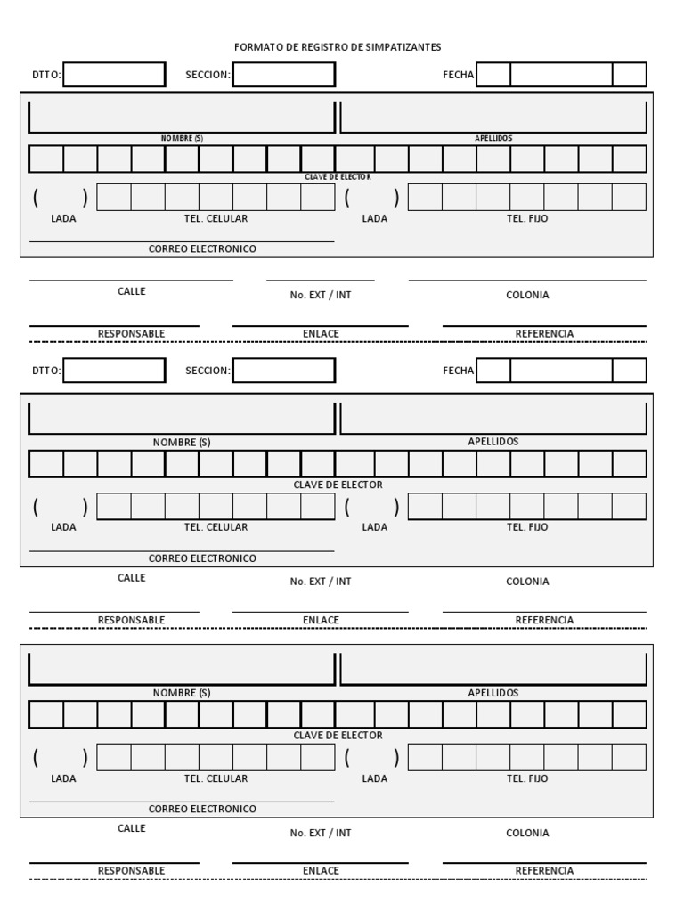 Formato Promovidos | PDF