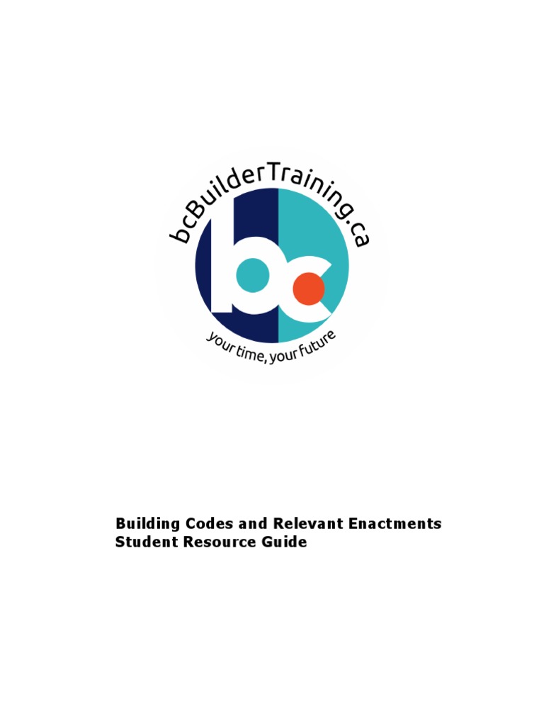 Building Codes and Relevant Enactment Student Resource Guide | PDF ...