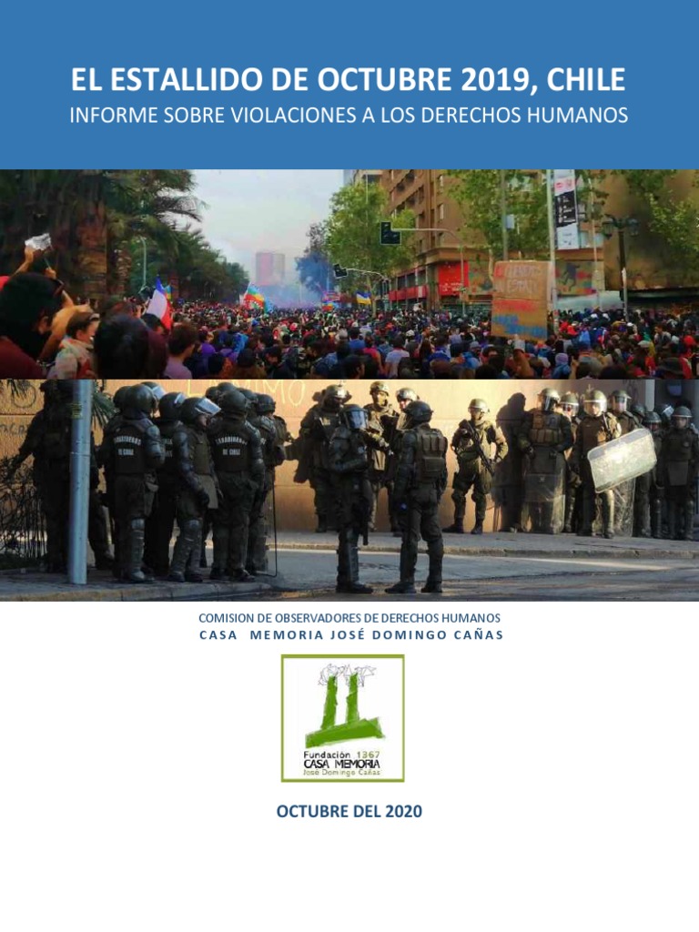 Informe DDHH Oct 2020 | PDF | Derechos humanos | Policía