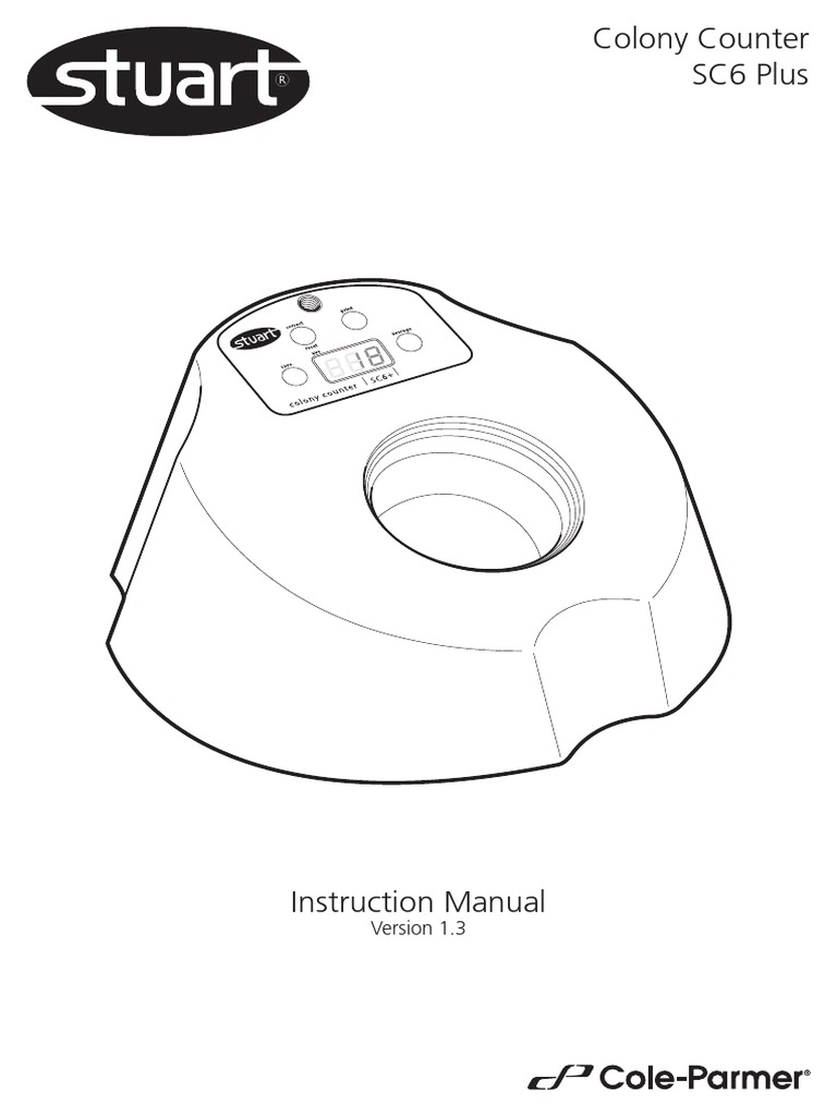 Colony Counter SC6 Plus Instruction Manual | PDF | Mains Electricity ...
