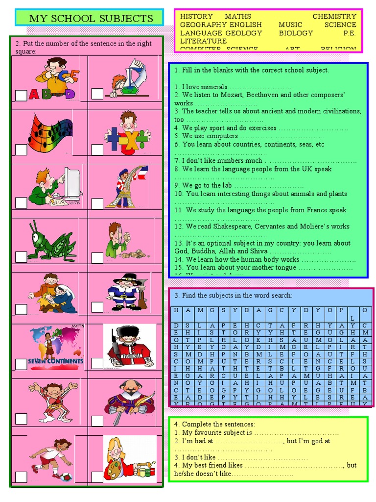 School Subjects | PDF