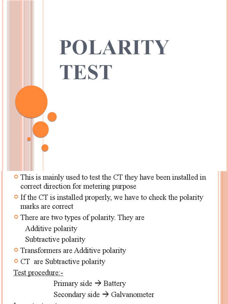 3.polarity Test | PDF