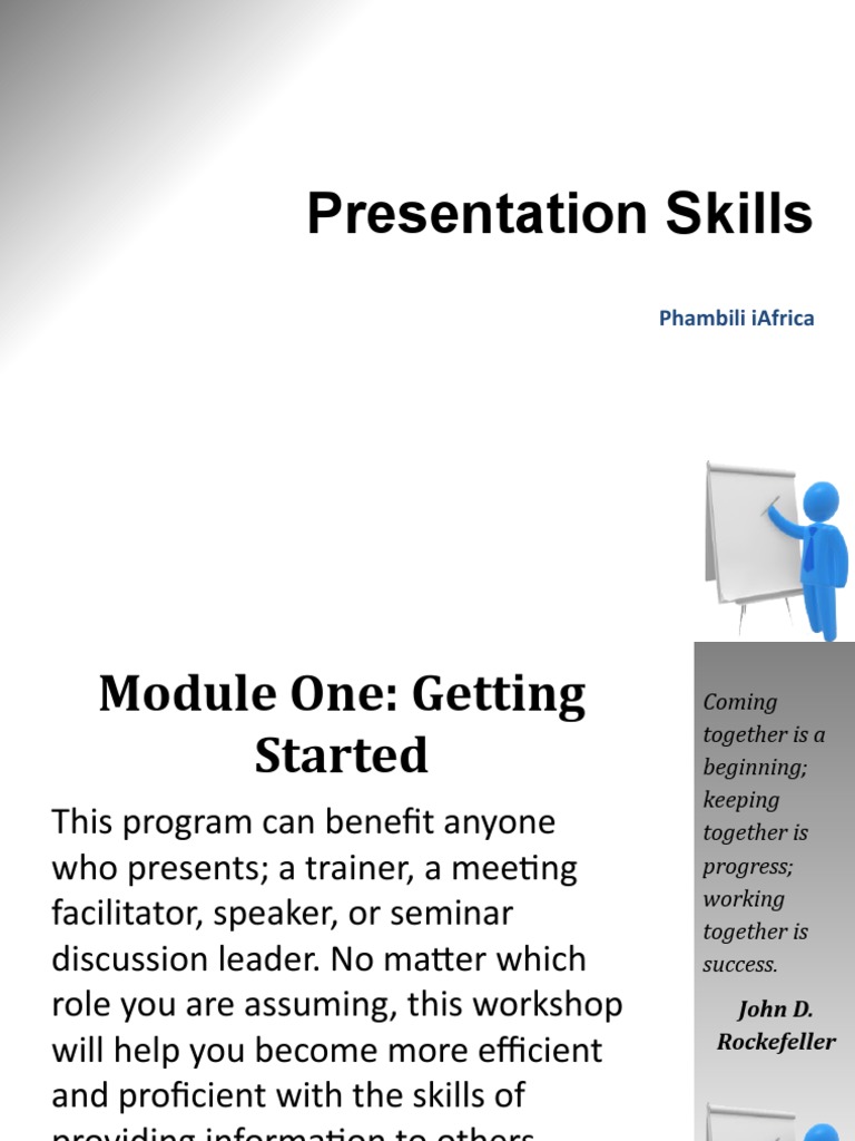Presentation Skills PowerPoint Slides | PDF | Nonverbal Communication ...