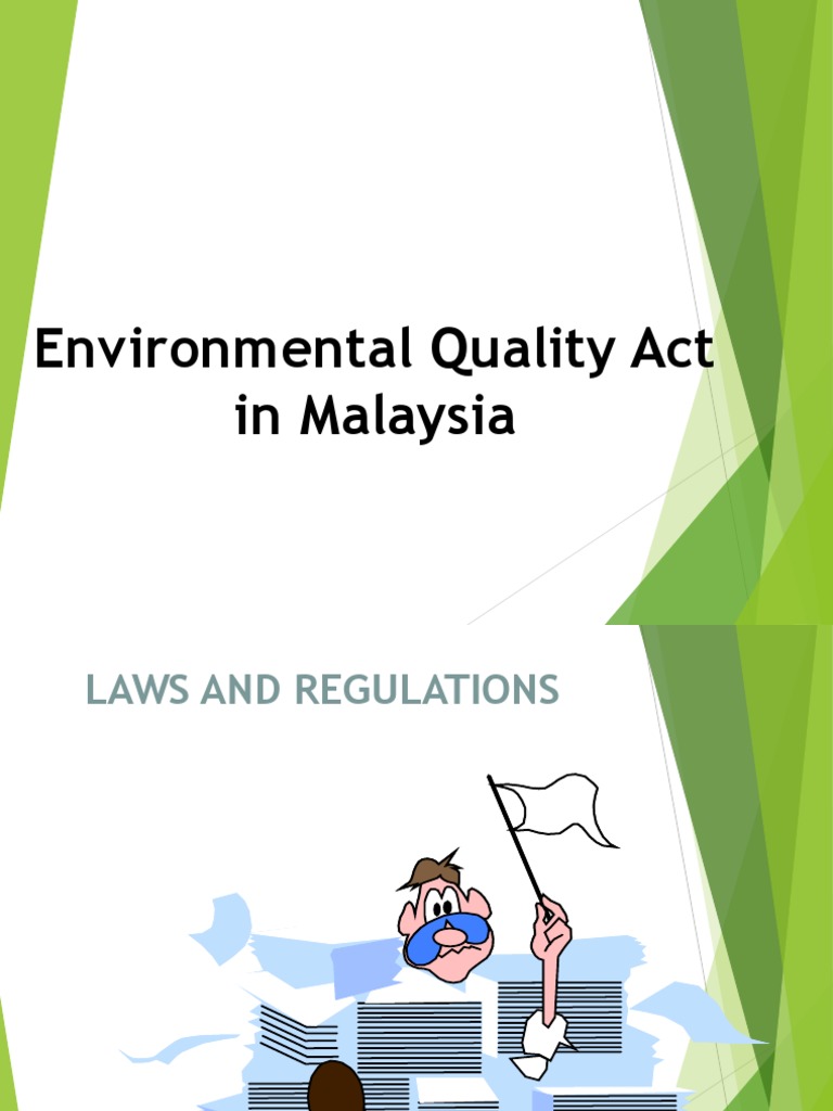Environmental Quality Act in Malaysia | PDF | Clean Water Act | Water ...