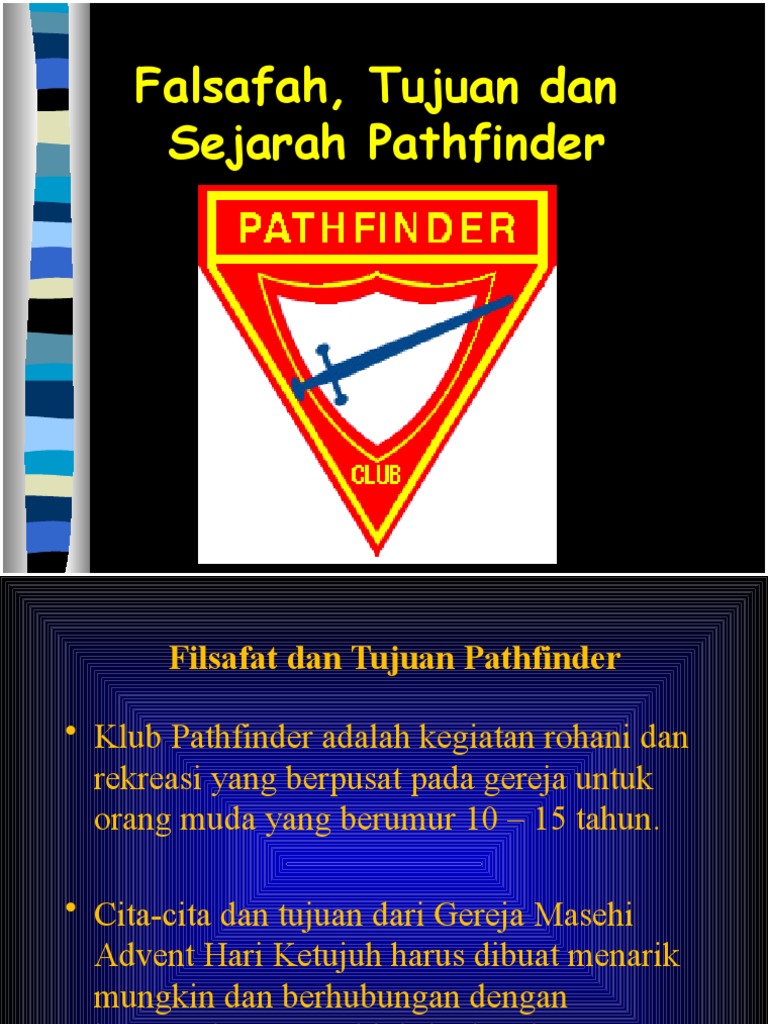 Falsafah Pathfinder Sejarah Pathfinder MG Muntu | PDF