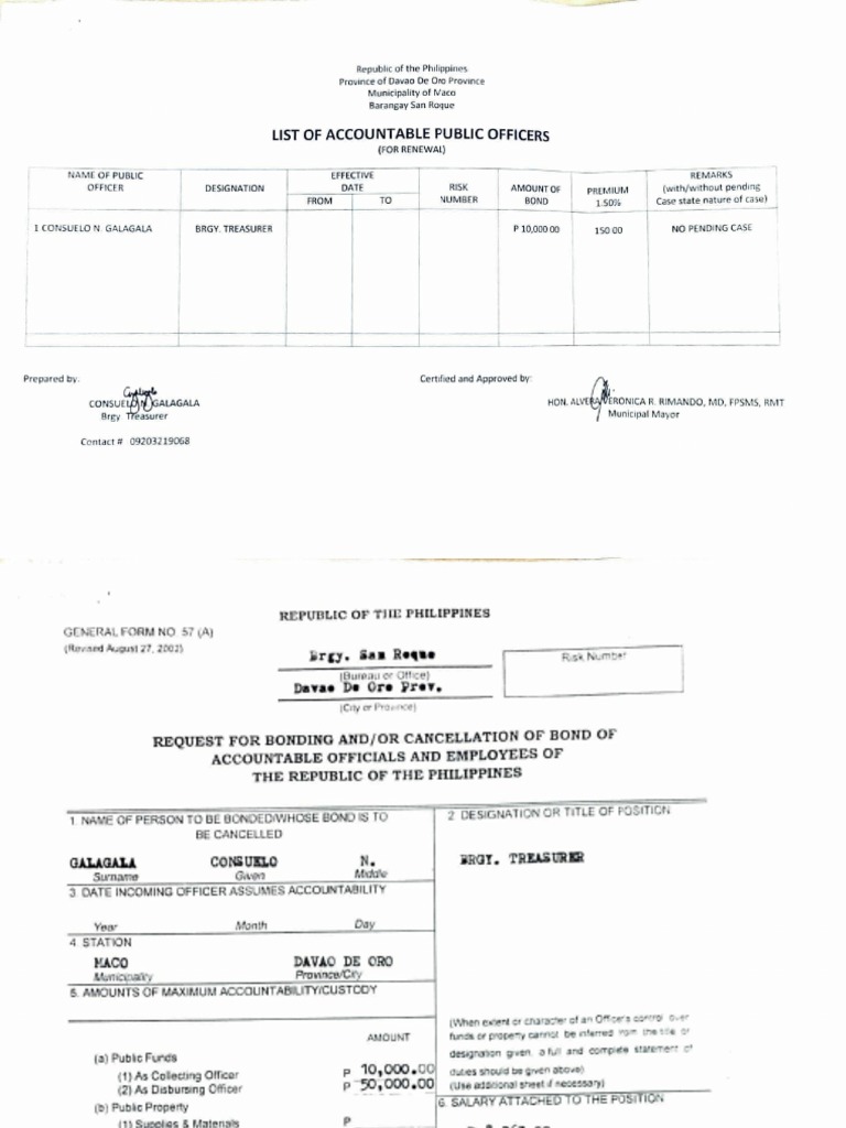 Renewal of Fidelity Bond | PDF