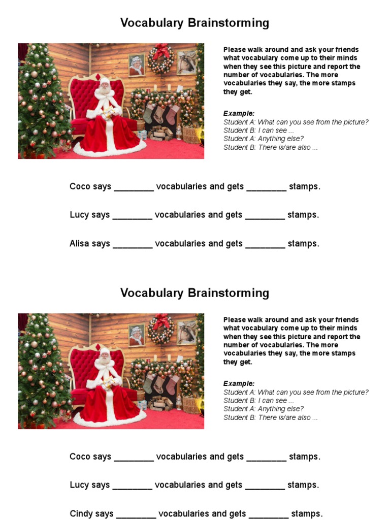 Vocabulary Brainstorming | PDF | Language Arts & Discipline