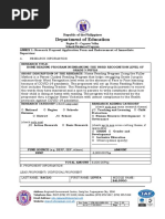 DepEd Format of A Project Proposal For Innovation in Schools | PDF ...