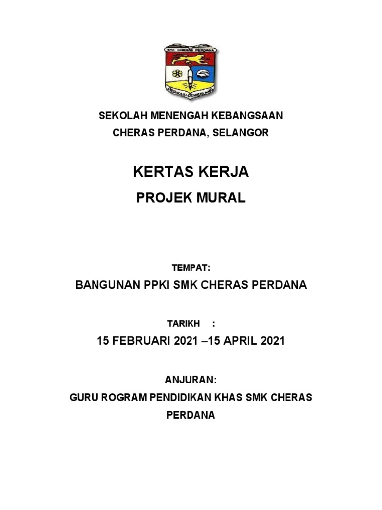 Mural Keceriaan PPKI SMK Cheras Perdana | PDF