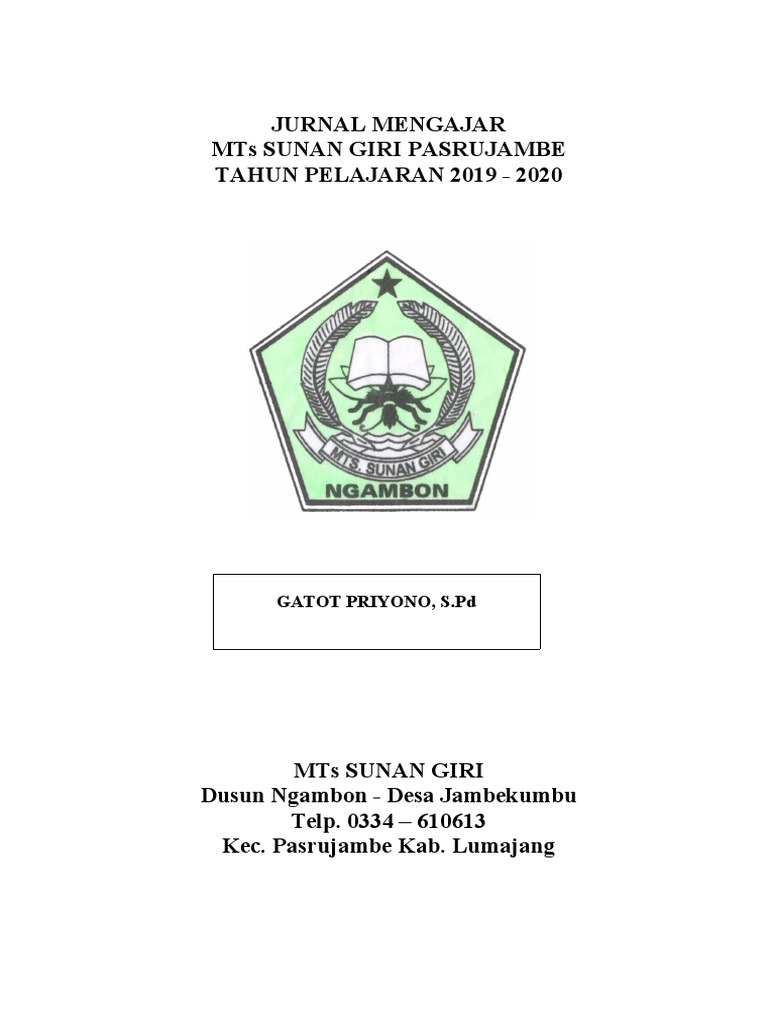 Cover Jurnal Guru | PDF