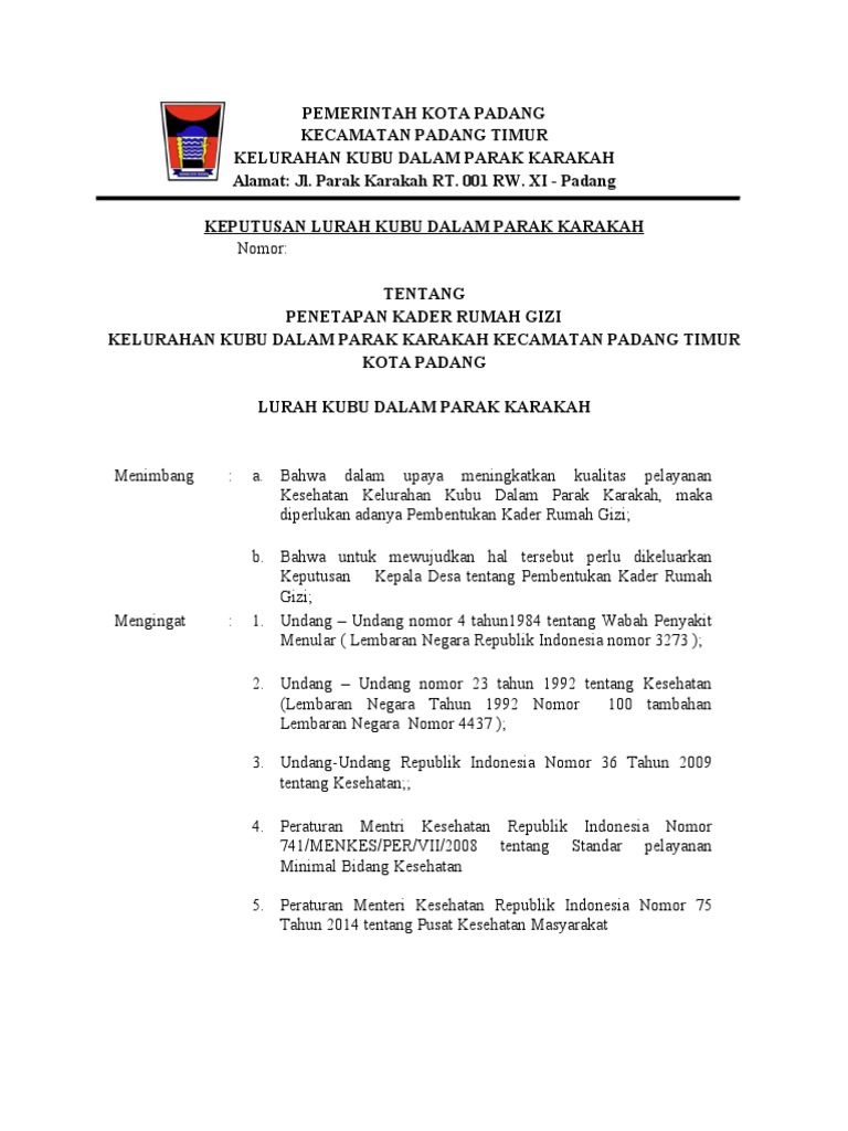 SK Rumah Gizi | PDF