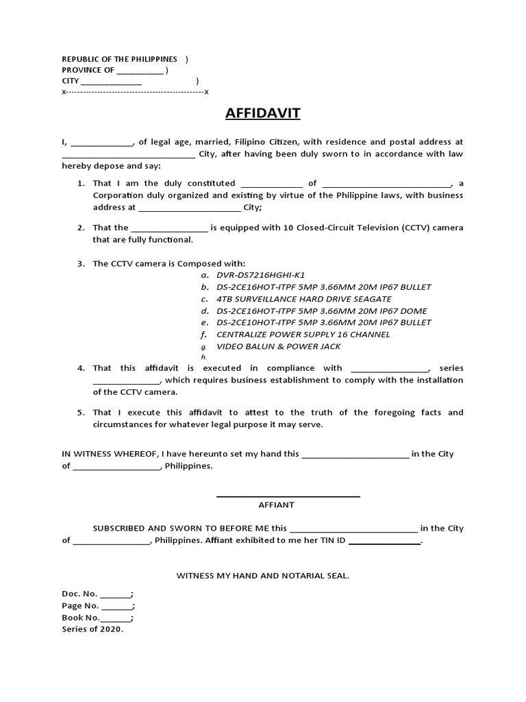 CCTV For Permit | PDF