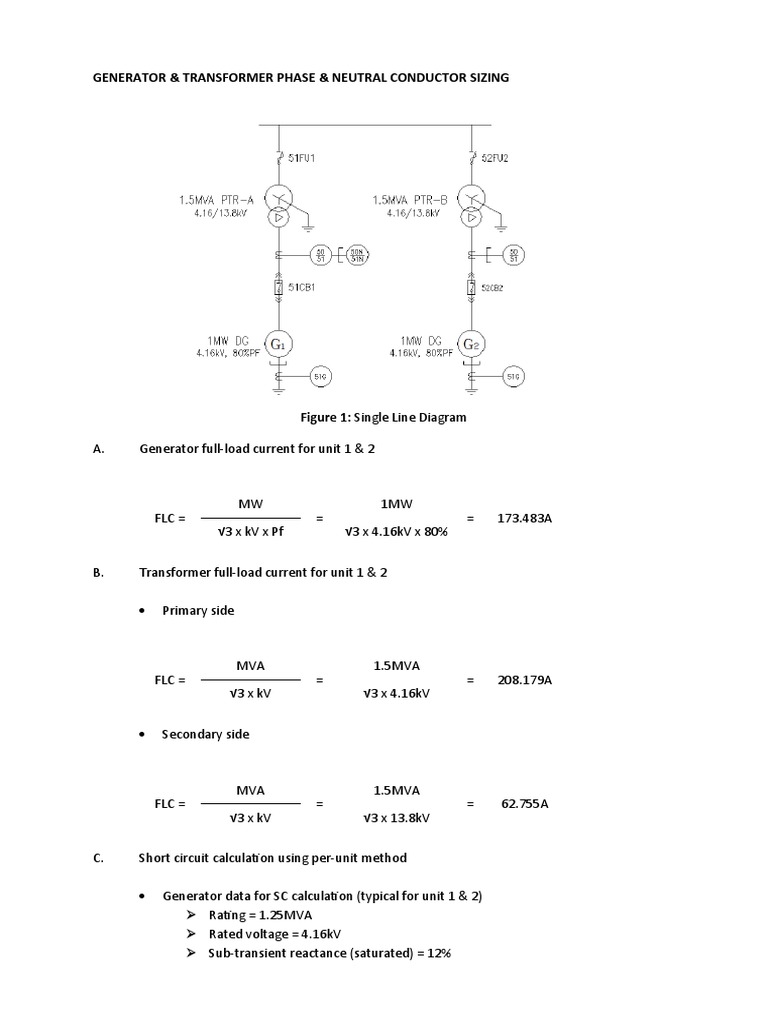 Generator Neutral Conductor Sizing | PDF | Electrical Impedance ...