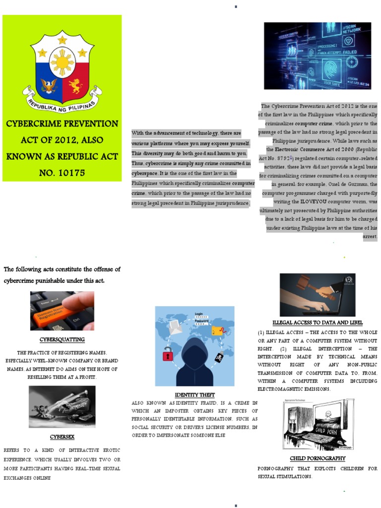 Cybercrime Prevention Act 2012 Overview | PDF | Cybercrime ...