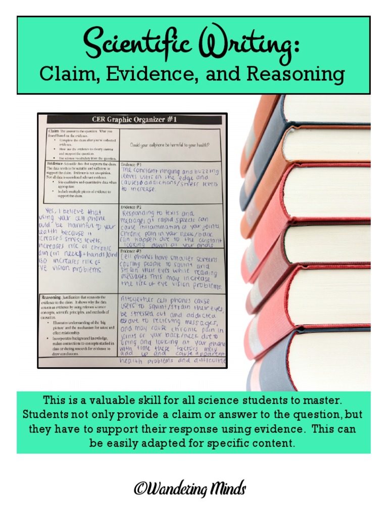 CER Graphic Organizer | PDF | Evidence | Quantitative Research
