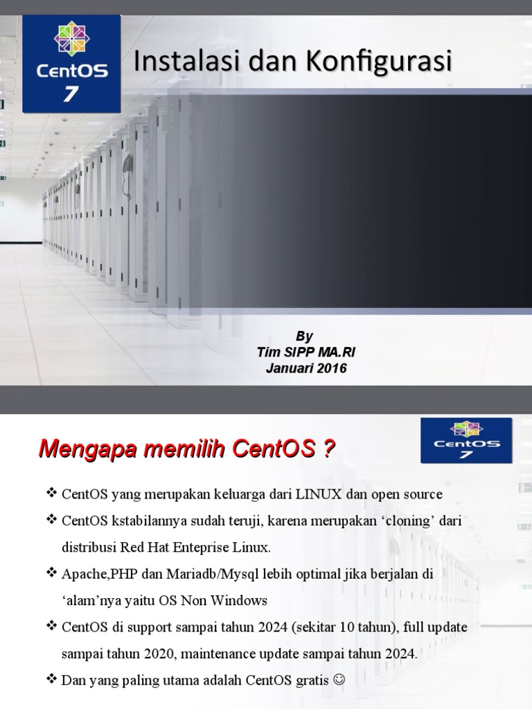 02-Tutorial Instalasi Centos 7 | PDF | Komputer