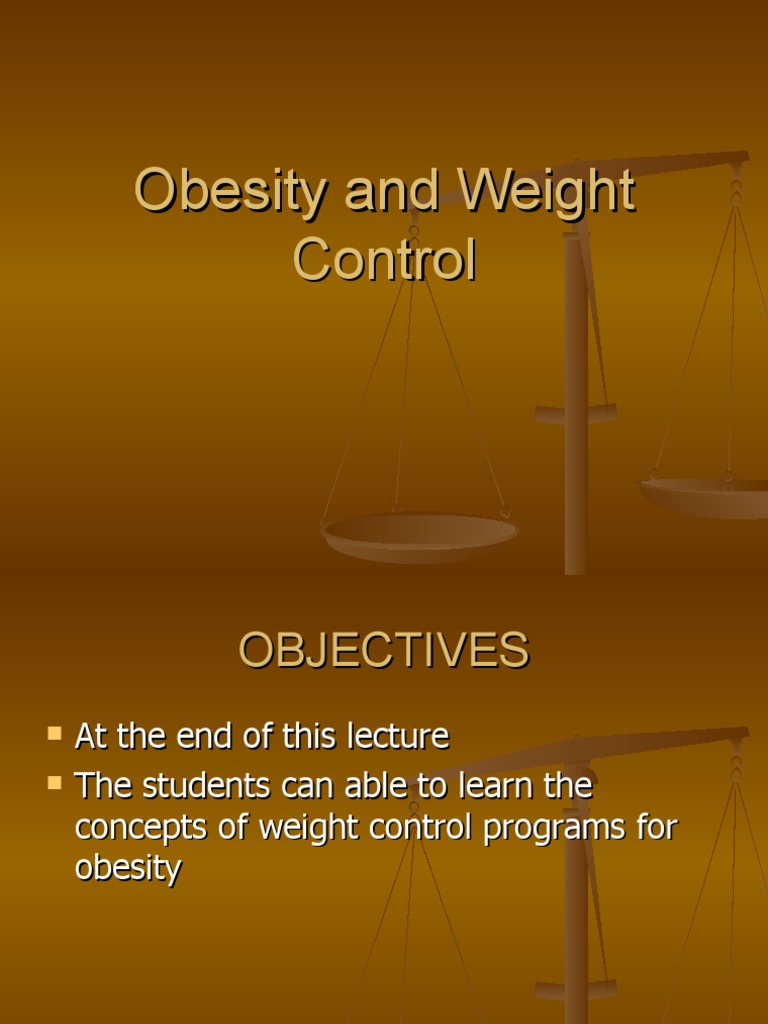 Obesity Weight Control | PDF | Adipose Tissue | Obesity
