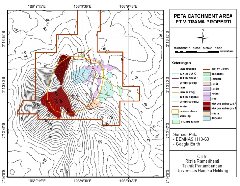 Peta Catchment Area Baru | PDF