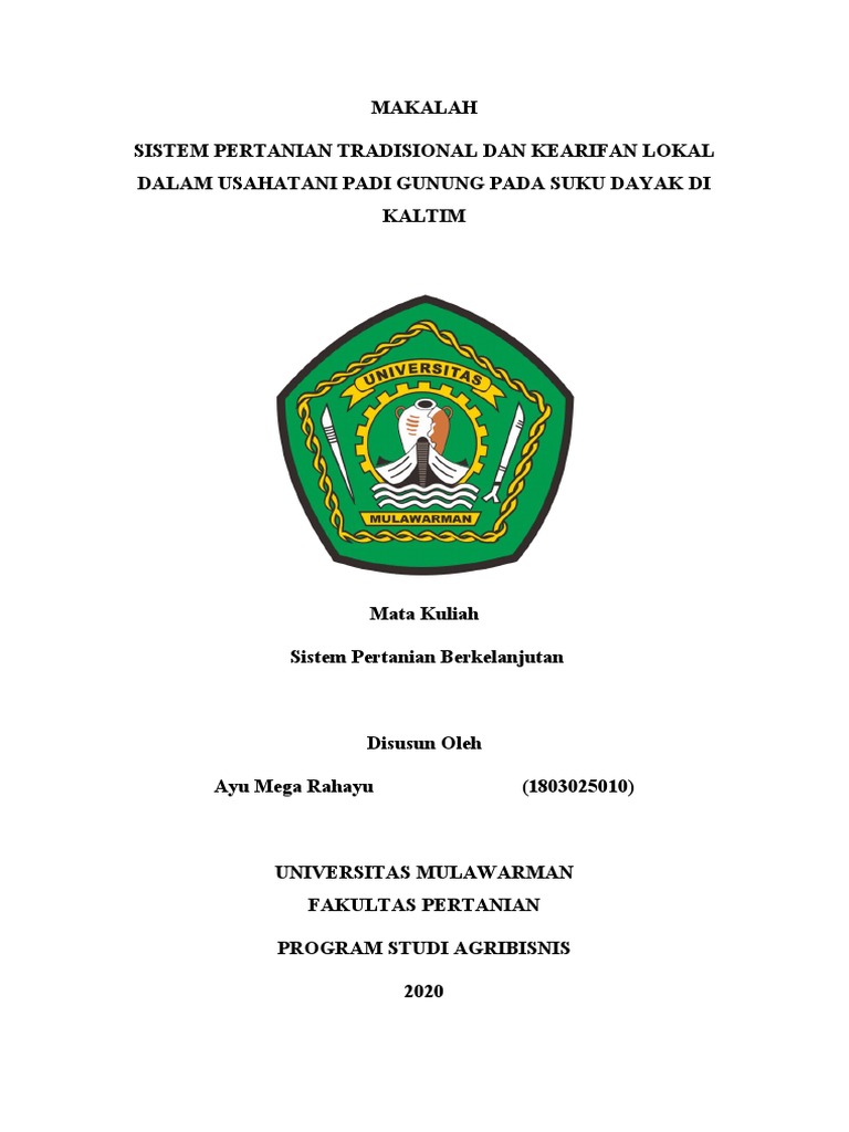 Makalah Sistem Pertanian Berkelanjutan | PDF Makalah Sistem Pertanian Berkelanjutan | PDF