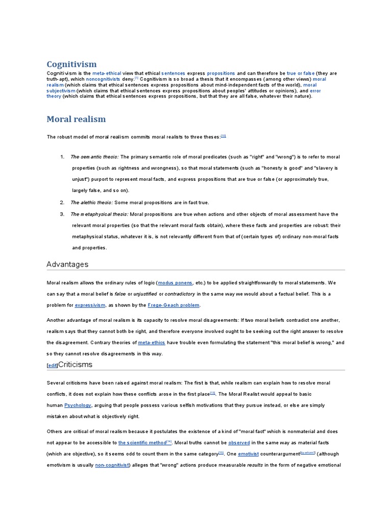 Moral Stances | PDF | Epistemology | Logic