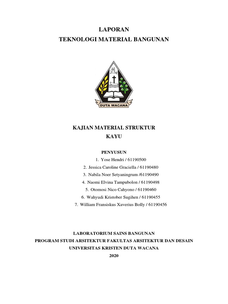 Analisis Material Kayu dalam Konstruksi | PDF