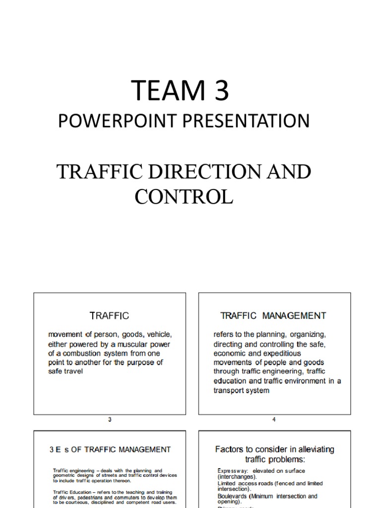 Traffic Direction and Control | PDF | Traffic | Traffic Collision