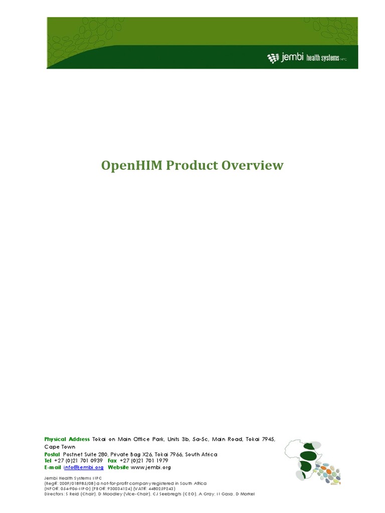 OpenHIM Interoperability Guide | PDF | Representational State Transfer | Hypertext Transfer Protocol