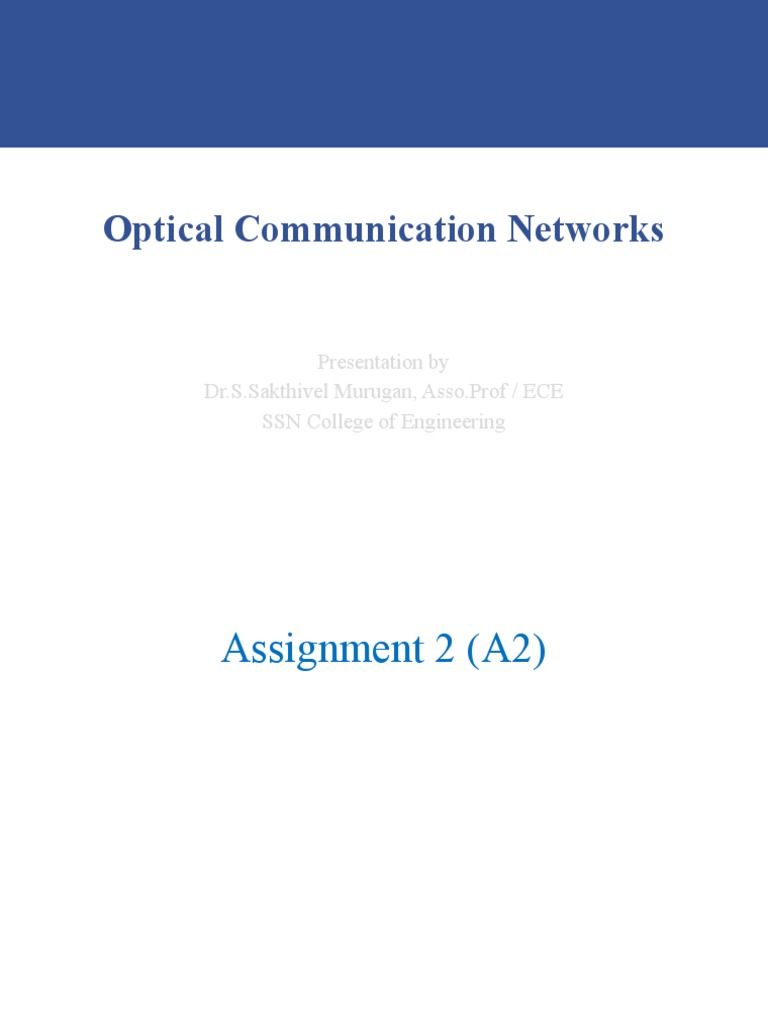 Optical Communication Networks Overview | PDF | Computers