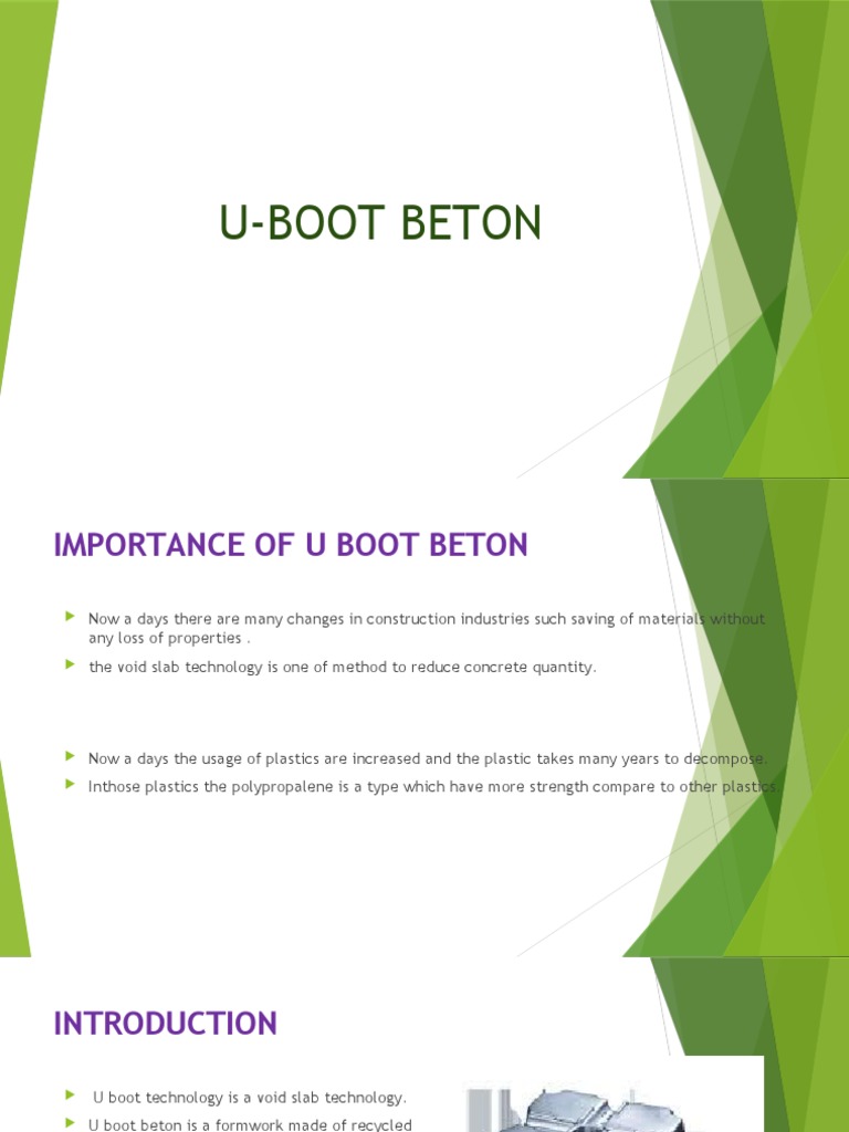 U BOOT Beton | PDF | Science & Mathematics | Technology & Engineering