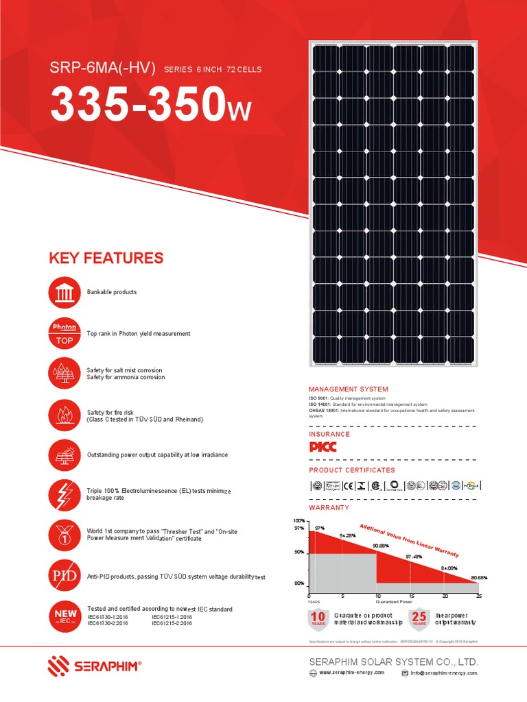 SRP-6MA (-HV) : Key Features | PDF | Electrical Engineering | Manufactured Goods