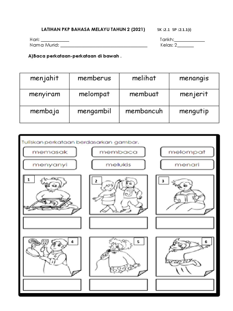 Latihan BM THN 2 Perkataan | PDF