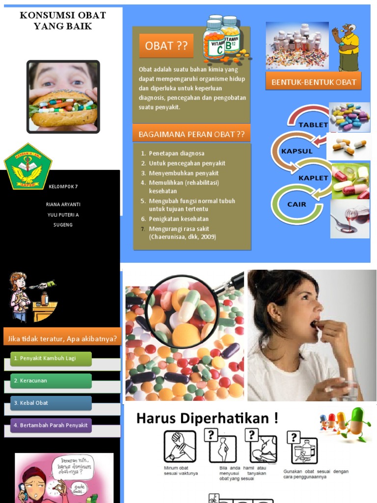 Leaflet Minum Obat | PDF