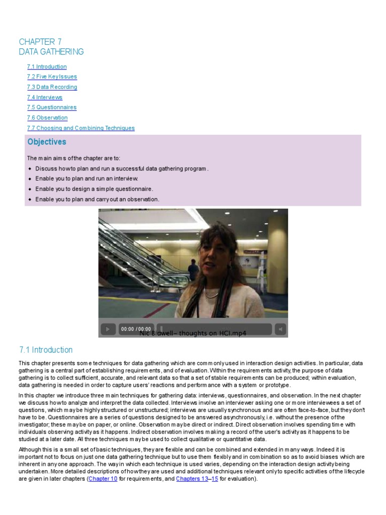Interaction Design Chapter 7 | PDF