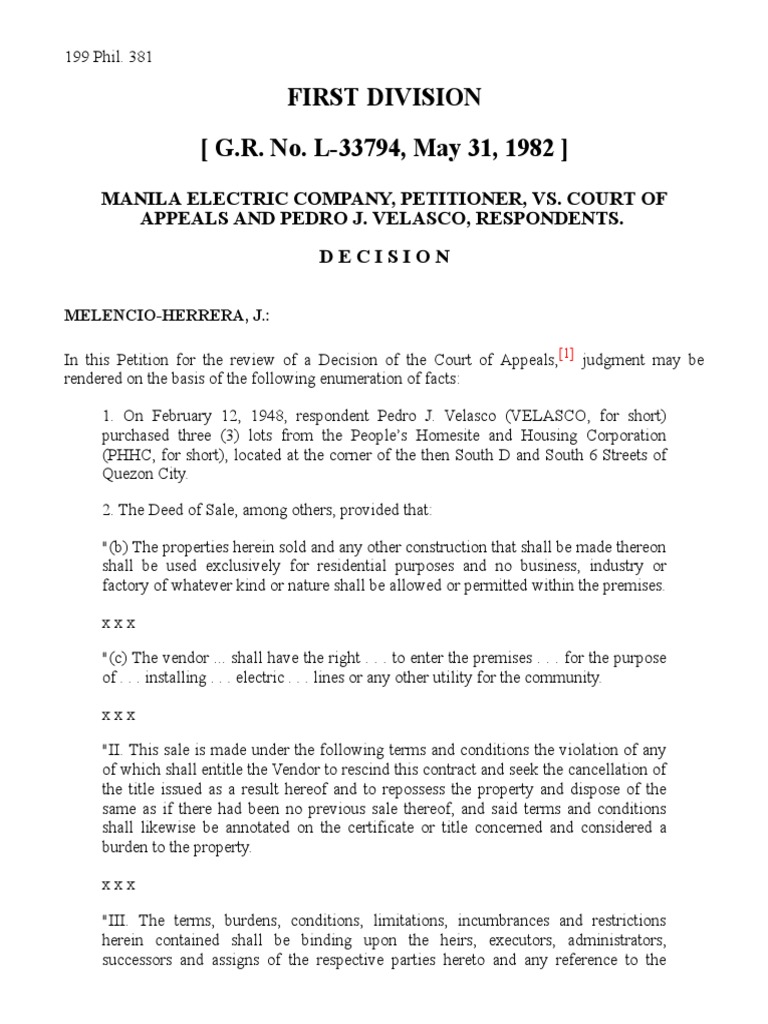 MERALCO v. CA (G.R. No. L-33794, 31 May 1982) | PDF | Res Judicata | Collateral Estoppel
