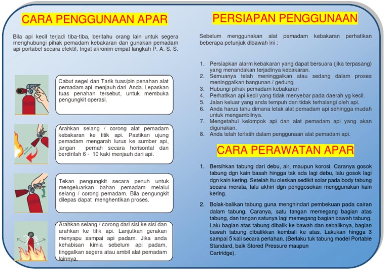 Panduan Penggunaan dan Perawatan APAR | PDF