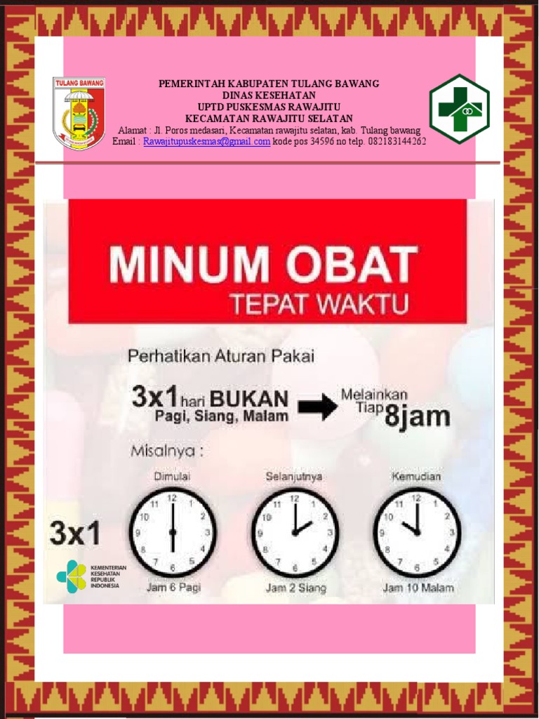 Poster Edukasi Penggunaan Obat | PDF