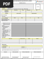 Welder Qualification Test Record Template | PDF | Welding | Construction