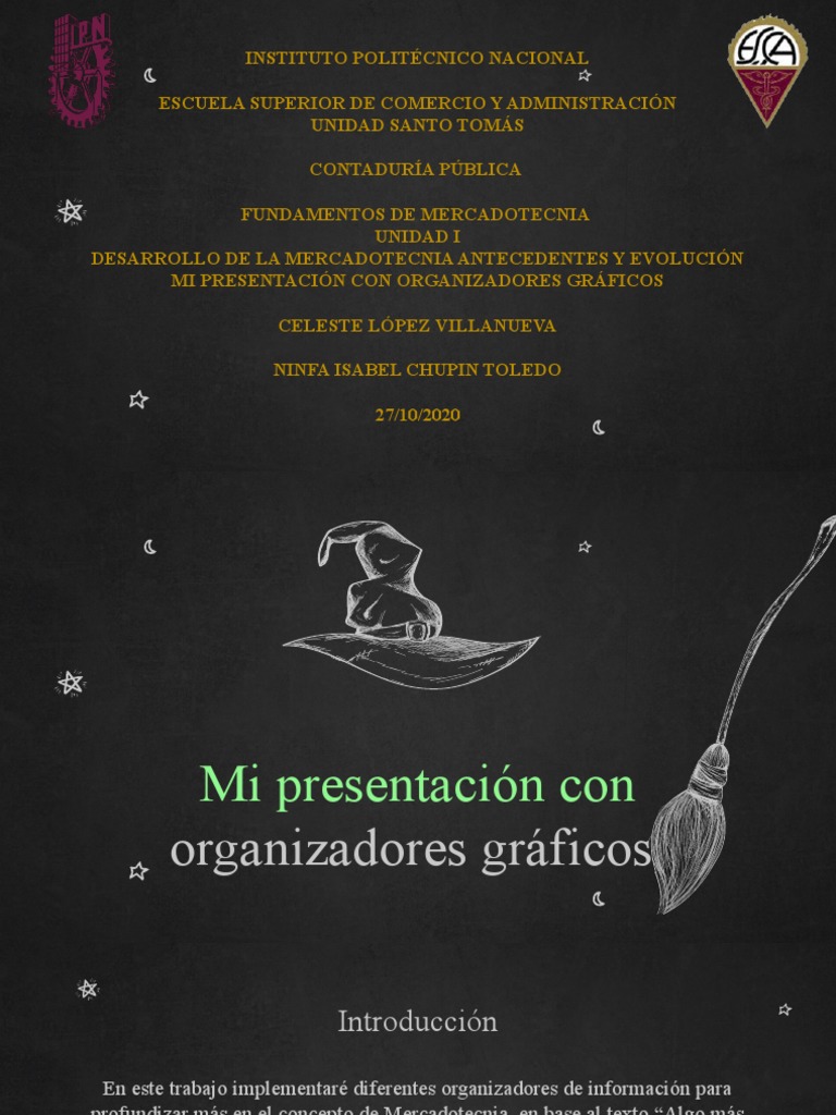 Mi Presentación Con Organizadores Gráficos | PDF | Producto (Negocio ...
