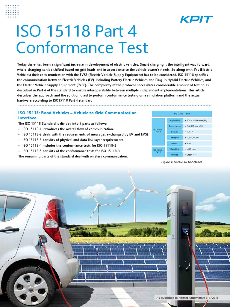 ISO 15118 Part 4 Conformance Test: ISO 15118: Road Vehicles - Vehicle ...