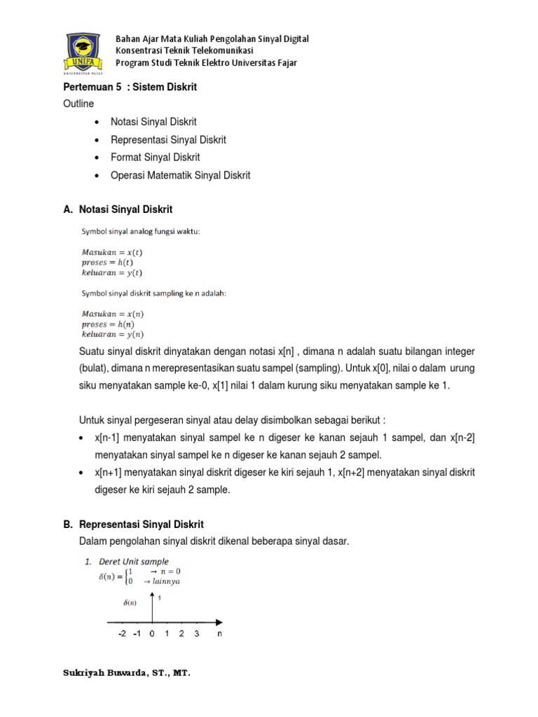 Sistem Diskrit | PDF