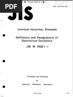 Jis B 0405 | PDF | Engineering Tolerance | Technology & Engineering
