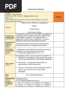 Banghay Aralin 4 & 5 | PDF